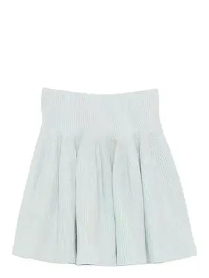 CFCL Hypha Glitter Pleated Mini Skirt - Blue