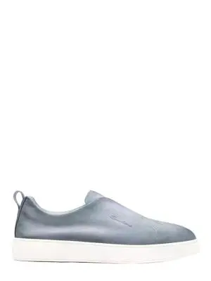 Santoni Pull-tab Sneakers - Blue