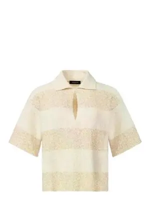 Fabiana Filippi Striped Collared Knitwear - Neutrals