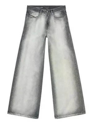 DIESEL® 1978 D-Akemi Wide-Leg Jeans Grey
