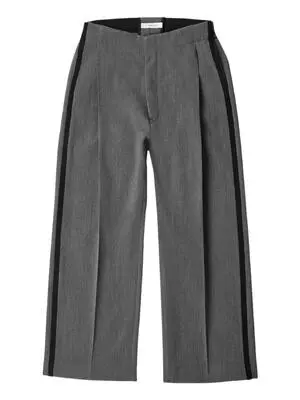 APPLIED ART FORMS Striped Pleated Trousers