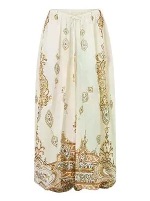 Camilla Ottoman Dynasty Trousers - Neutrals