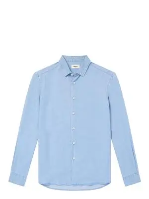Altea Scott Lyocell-chambray Shirt - Blue