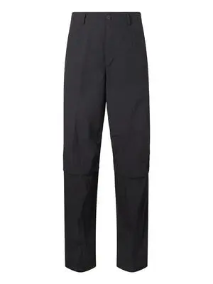 Dries Van Noten Straight-leg Shell Trousers - Black