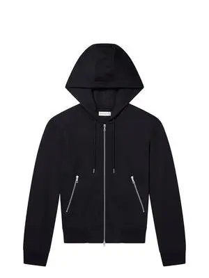 Dries Van Noten Cotton-jersey Zip-up Hoodie - Black