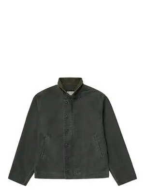 Ralph Lauren Corduroy-trimmed Cotton Jacket - Black