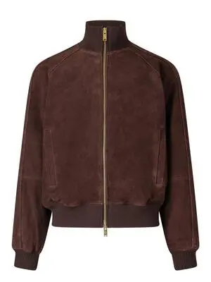 BARACUTA Baracuta - Roughout Suede Jacket - Men - Brown - UK/US 40