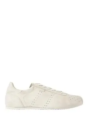 Ami Leather Sneakers - White