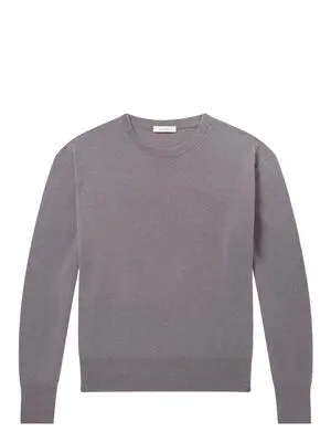 LEMAIRE Wool And Cashmere-blend Sweater - Gray