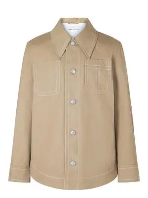 Ami Cotton-canvas Chore Jacket - Neutrals