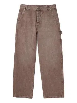 Bottega Veneta Straight-leg Carpenter Jeans - Brown