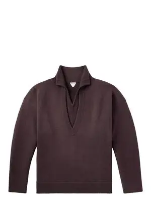 Bottega Veneta Oversized Layered Wool Sweater - Brown