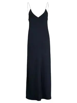 BLAZÉ MILANO V-neck Backless Maxi Dress - Blue