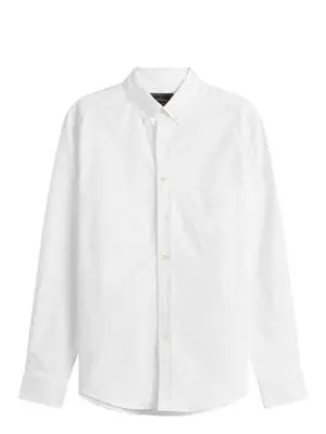 Portuguese Flannel Belavista Button Down Oxford Shirt - White
