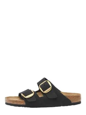 BIRKENSTOCK Arizona Big Buckle Sandals - Black Nubuck