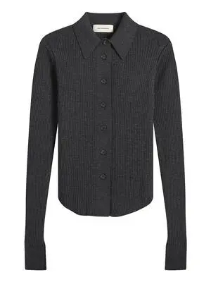 MFPEN Knitted Rib Shirt - Washed Graphite