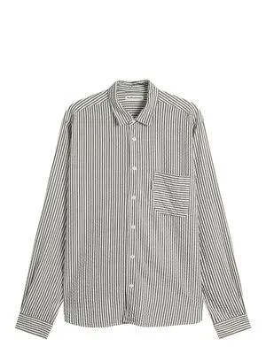 You Must Create Seersucker Stripe Curtis Shirt - Multi