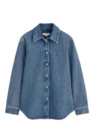 Cos Classic Denim Shirt - Blue