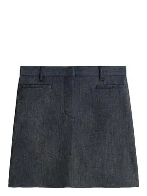 Cos Denim Mini Skirt - Indigo