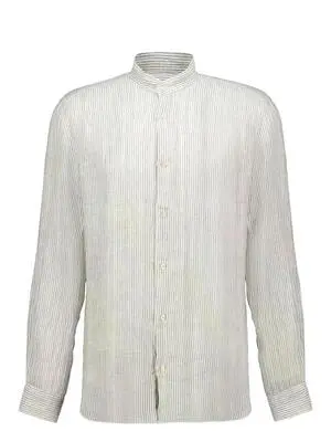 Boglioli Striped Long-sleeve Shirt - White