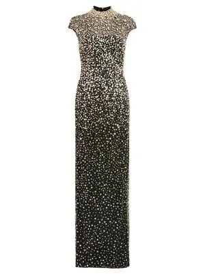 Jenny Packham Treasure Beaded Maxi Dress - Black