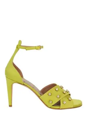 Red Valentino Embellished Strap Sandals - Green