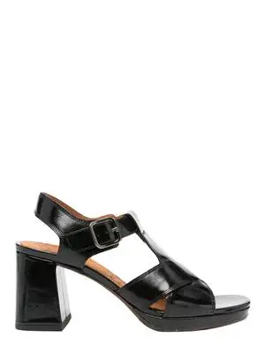 Chie Mihara Obana T-bar Buckle Sandals - Black