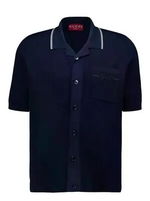 Gucci Pocket Polo Shirt - Blue
