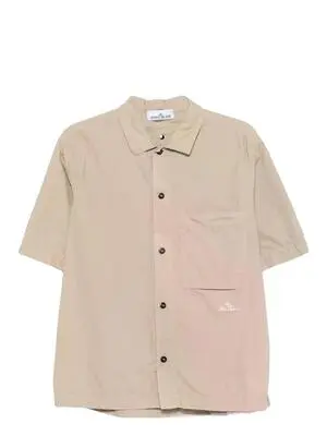 Stone Island Pocket Button Shirt - Neutrals