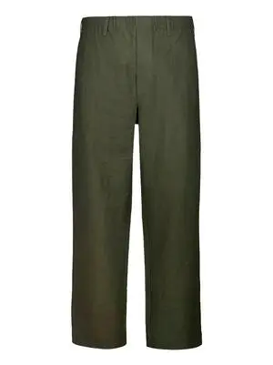 Commas Elasticated-waistband Trousers - Green