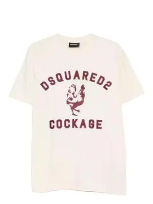Dsquared2 Graphic Print T-shirt - Neutrals