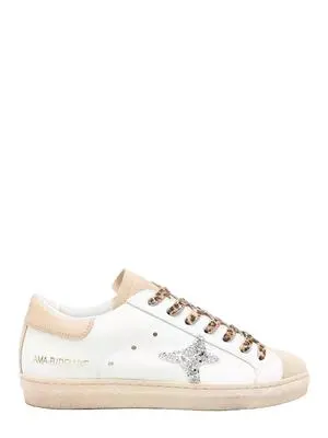 AMA-BRAND Logo-embellished Sneakers - White