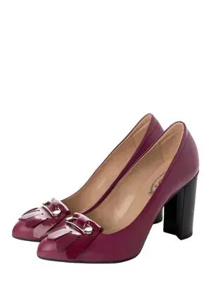 TOD'S Block-heel Pumps - Purple
