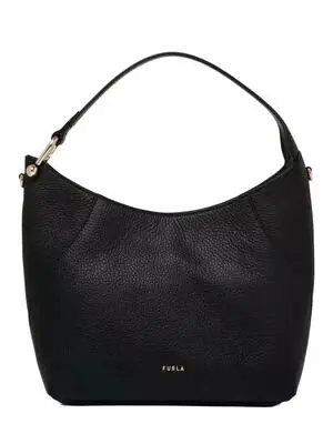 Furla Leather Shoulder Bag - Black