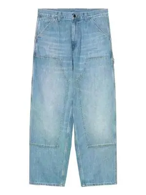 Carhartt Work In Progress Og Double Knee Denim Trousers - Blue