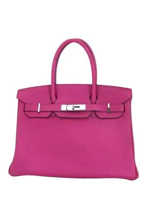 Hermès 2017 Togo Birkin Retourne 30 Handbag - Pink