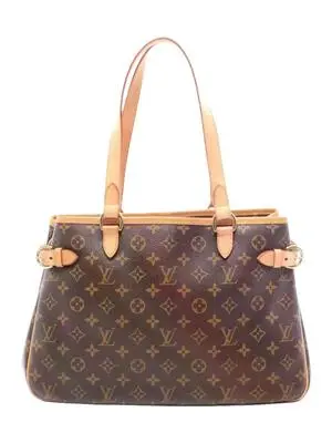 LOUIS VUITTON 2005 Monogram Batignolles Horizontal Tote Bag - Brown