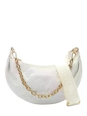 LOUIS VUITTON 2010-2026 Leather Bubblegram Over The Moon Satchel Handbag - White
