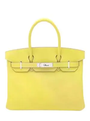 Hermès Epsom Candy Birkin 30 Handbag - Yellow