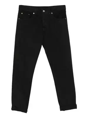 DONDUP Cuffed Hem Jeans - Black