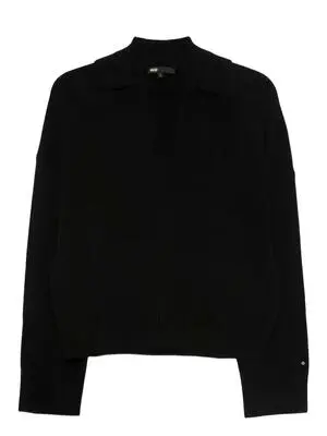 Maje V-neck Sweater - Black