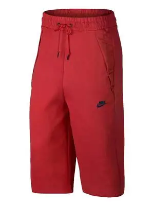 Nike Tech Fleece Capri Trousers - Red