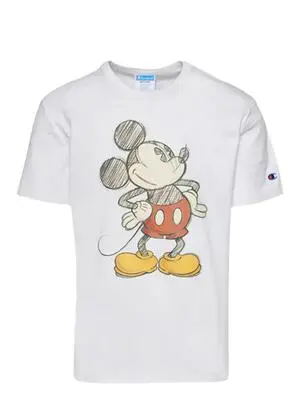 Champion X Disney's Mickey & Friends Heritage Posing Mickey T-shirt - White
