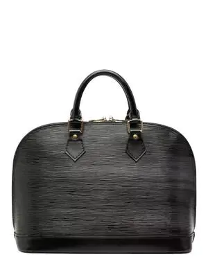 LOUIS VUITTON 1998 Epi Alma Pm Handbag - Black