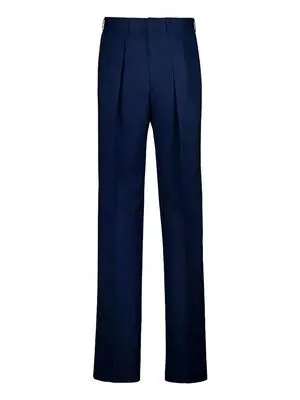 TOM FORD Pleated Trousers - Blue