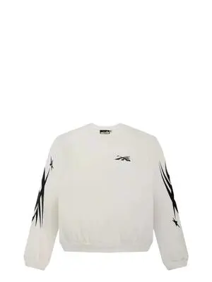 HELLSTAR Crew-neck Long-sleeve Sweatshirt - White
