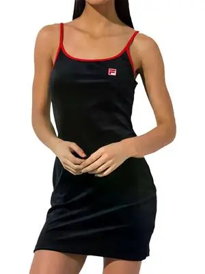 FILA Logo-patch Bodycon Dress - Black