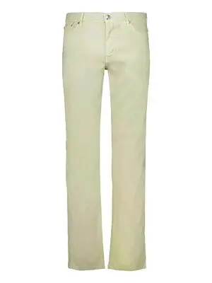 120% Lino Five-pocket Trousers - Green