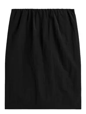 Cos Gathered Pencil Skirt - Black