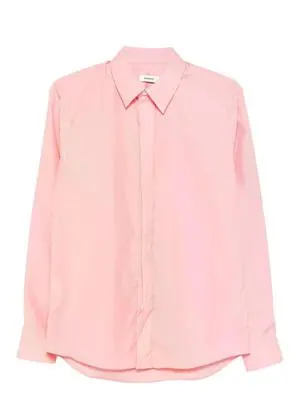 Sandro Long-sleeve Cotton Shirt - Pink